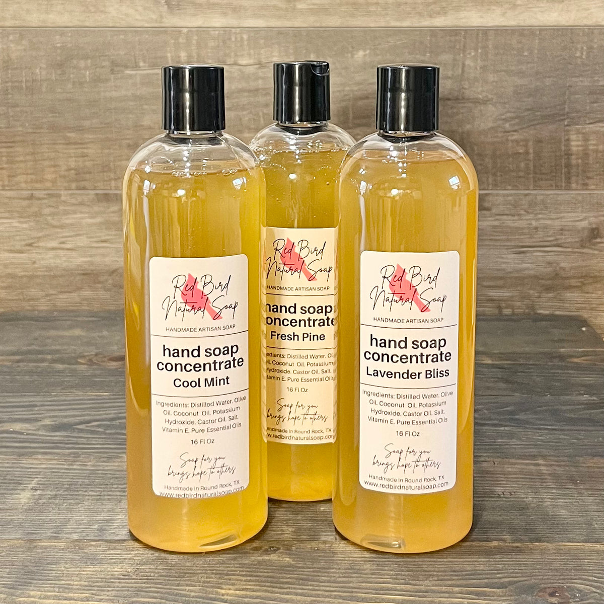 Liquid Hand Soap 16 oz Refill – Red Bird Natural Soap